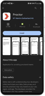 Proctor mobile app