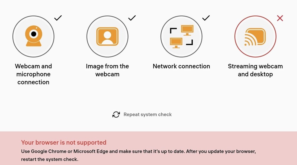 Your browser or operation system is not supported